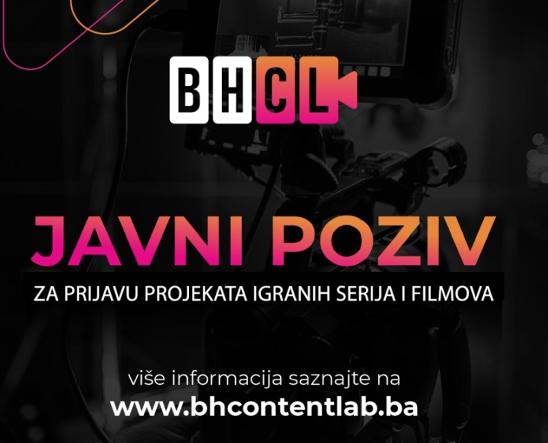 Otvoren Javni poziv u sklopu BH ContentLab platforme