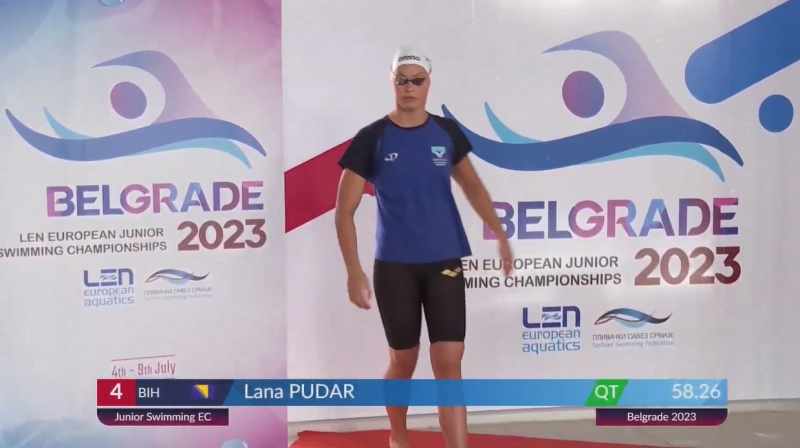 Pogledajte kako je Lana Pudar pomela konkurenciji i isplivala evropski juniorski rekord