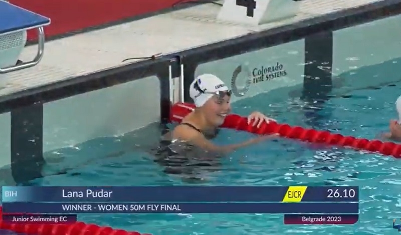 Ovako je Lana Pudar isplivala novi rekord i osvojila treće zlato u Beogradu