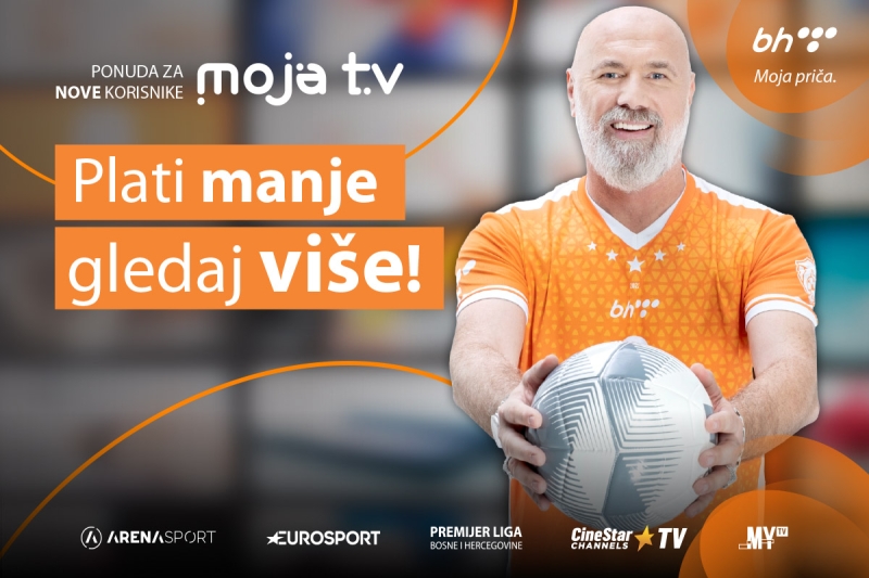 Akcija za nove korisnike Moja TV: Plati manje, gledaj više!