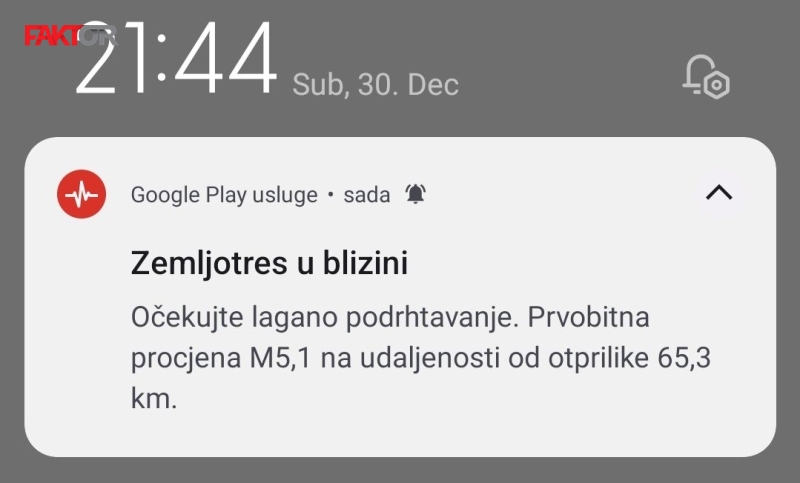 Mnogi su večeras dobili važno upozorenje zbog zemljotresa: Kako ga uključiti i o čemu nas ...
