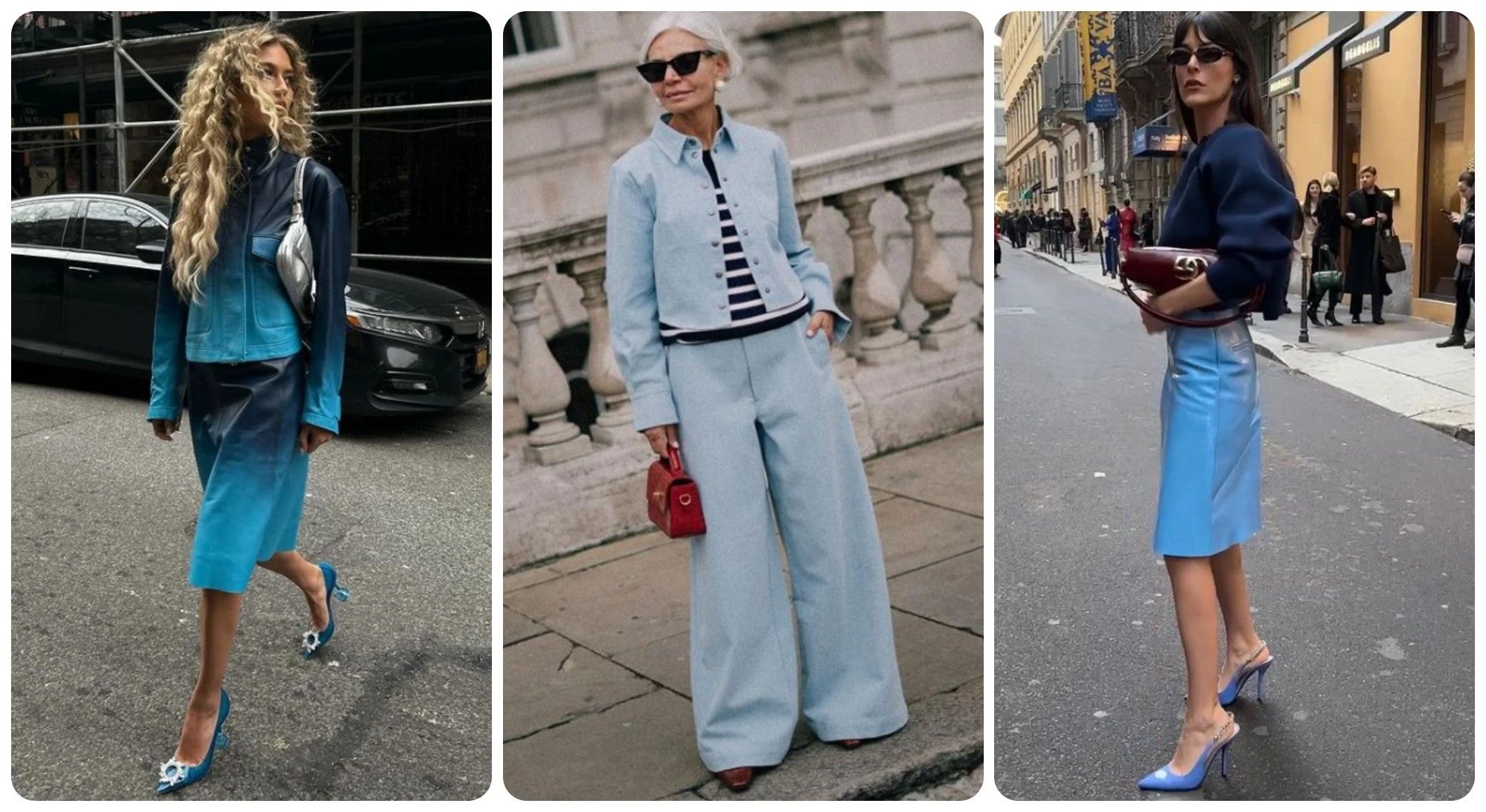 Plava je nova crna ovog proljeća: Chic izgled koji je idealan za ...