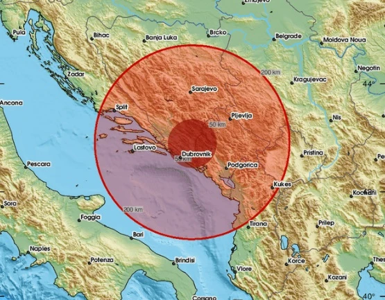 Jak zemljotres pogodio Crnu Goru, osjetio se i u BiH
