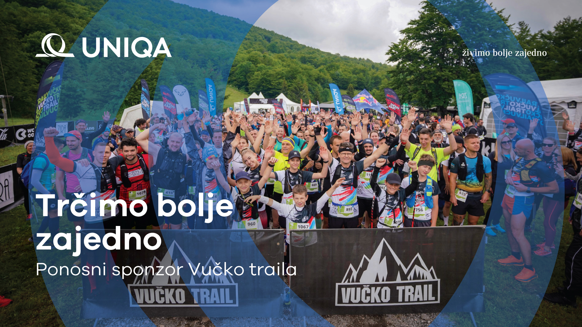 Živimo "Vučko trail" zajedno: UNIQA i ove godine ponosni sponzor najpopularnije bh. trail utrke