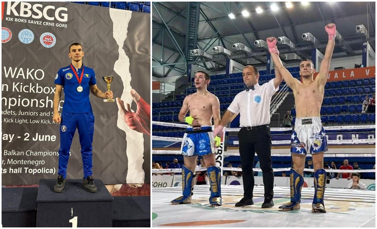 Vedad Ćutuk osvojio prvo mjesto na Balkanskom prvenstvu WAKO federacije