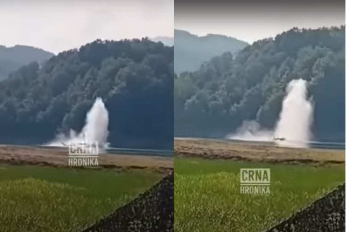 Objavljen snimak pada helikoptera Oružanih snaga BiH u Jablaničko jezero, Helez izjavio: Potonuo ...