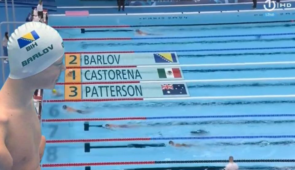 Pogledajte kako je Ismail Barlov isplivao do historijske medalje za BiH