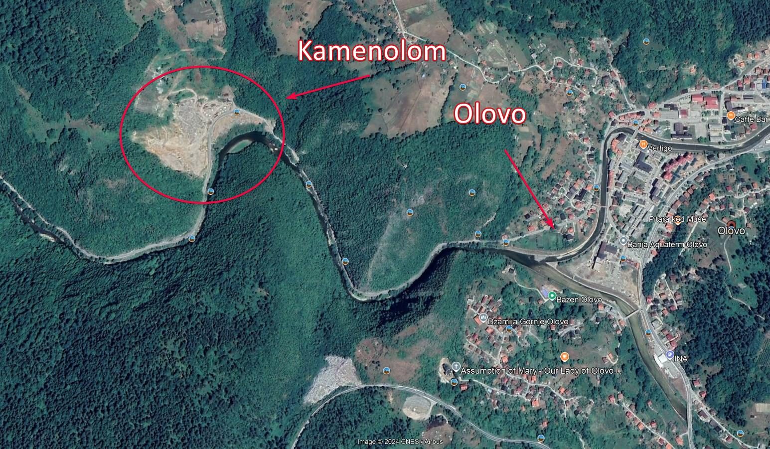 Eko akcija upozorava: Kamenolom na obali Krivaje prijetnja je po Olovo?