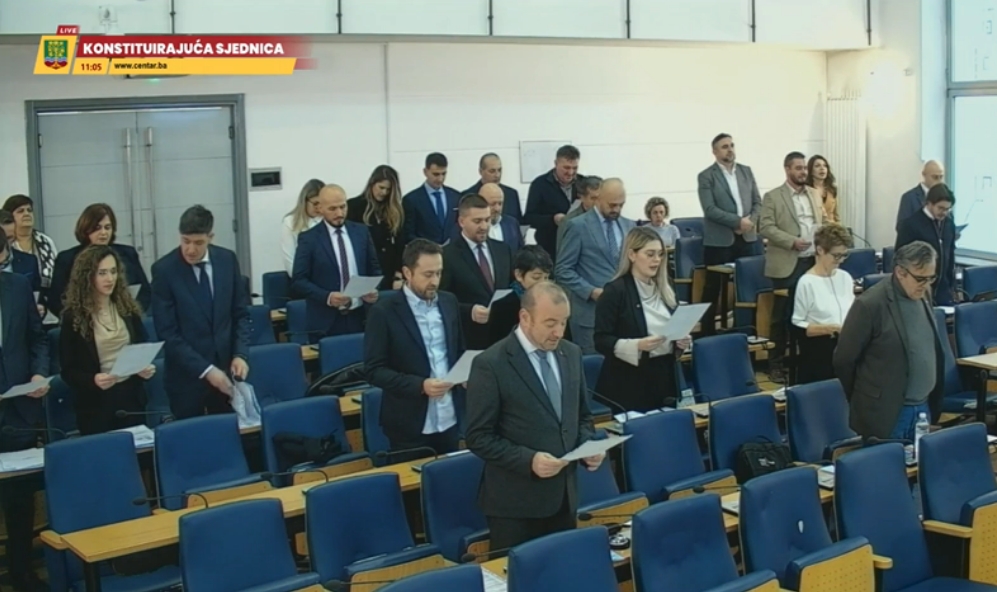 Benjamin Isović novi predsjedavajući OV Centar, izbor tri dopredsjedavajuća nakon pauze za ručak