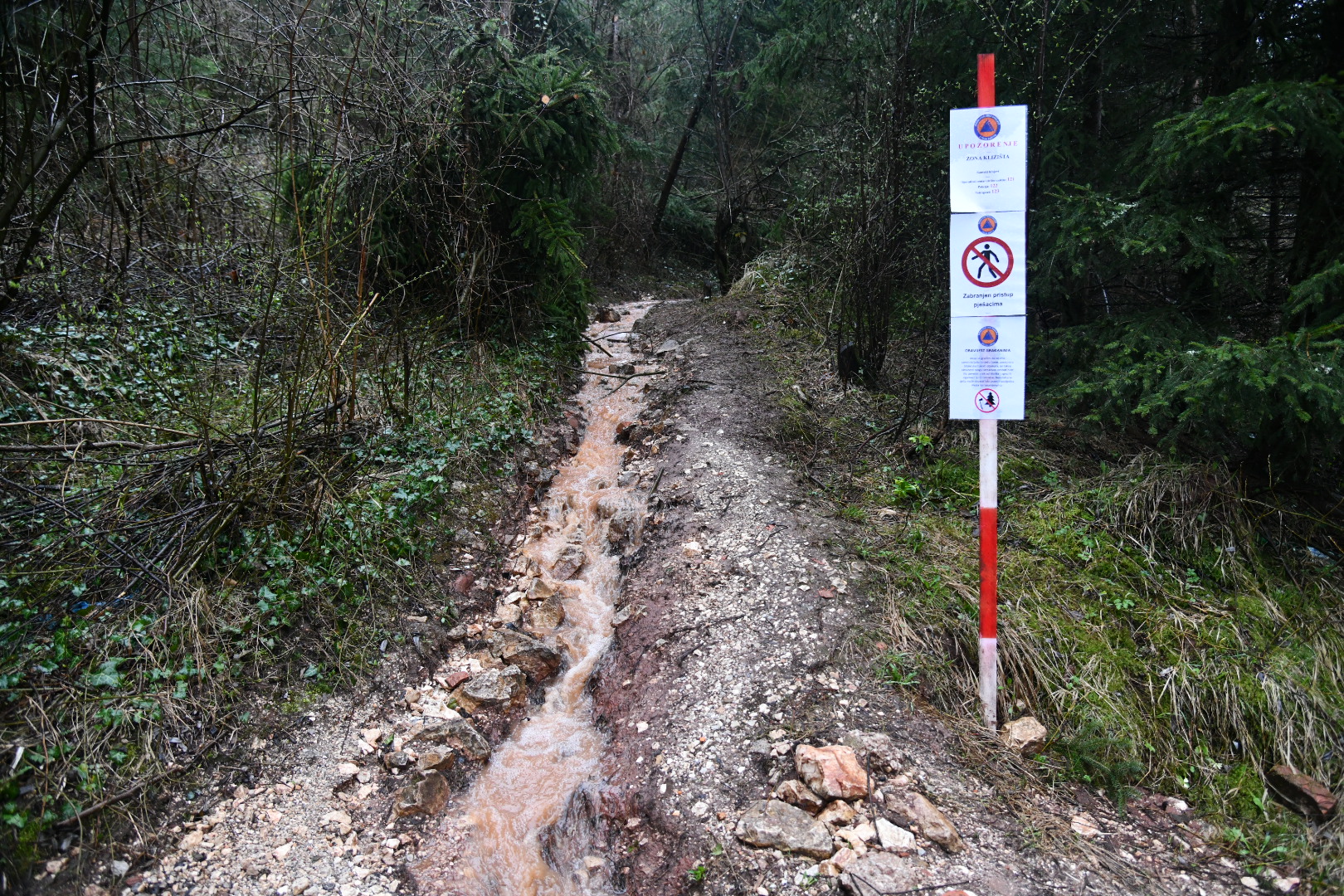 Zbog klizišta Curine njive Istočni Stari Grad proglasio vanredno stanje