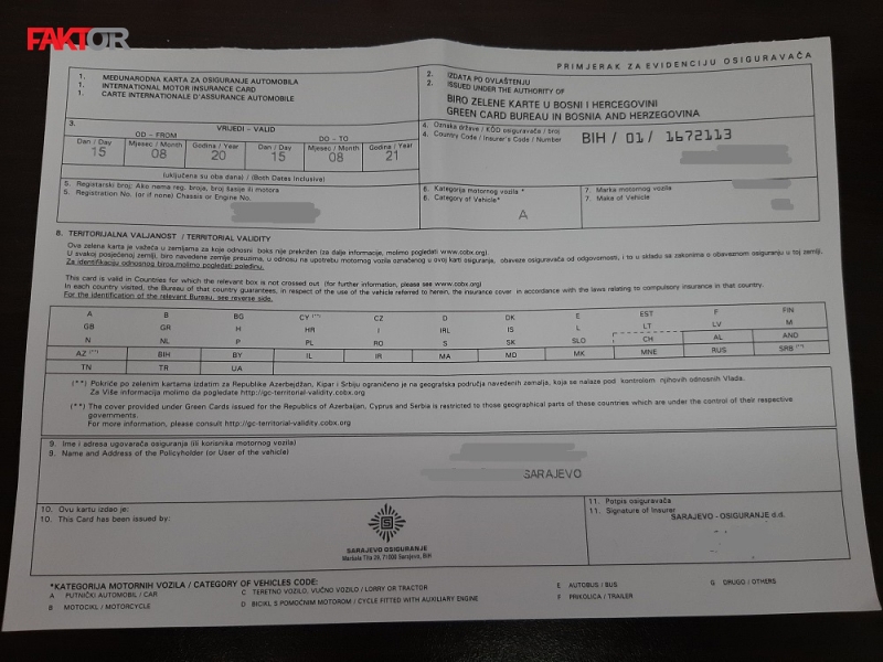 Međunarodno osiguranje automobila: Zašto zeleni karton više nije zelene boje?